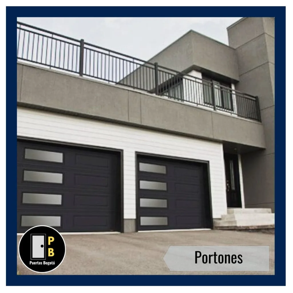 ⚠️ #1 en Portones Metálicos MODERNOS para Garaje o Finas en Hierro ...